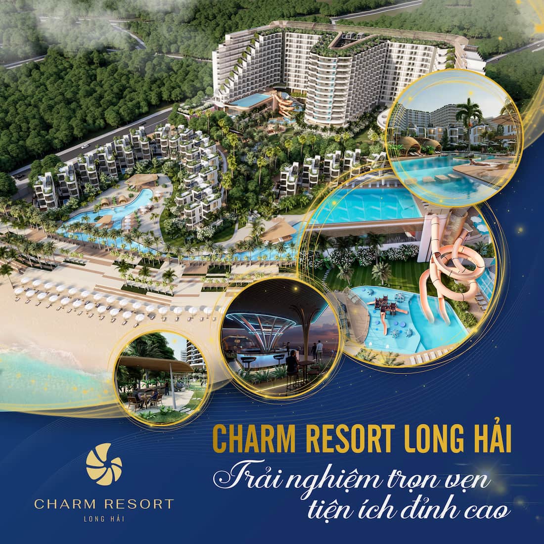 Charm Resort Long Hải ⭐️【Giá Tốt Nhất® Rổ Hàng Đẹp CĐT】